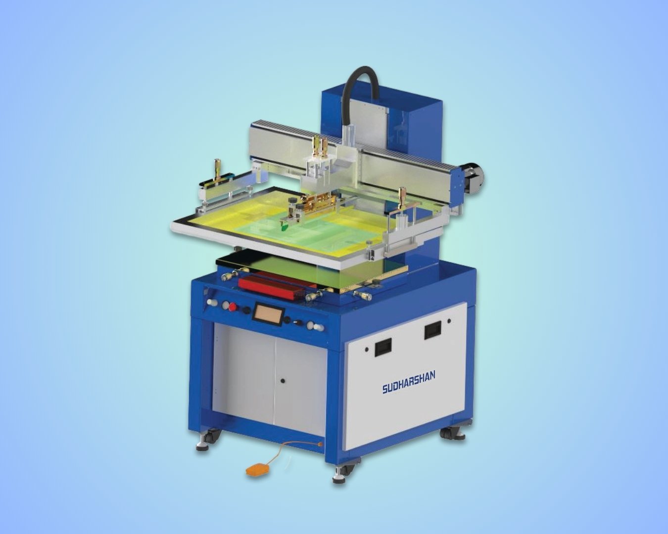 Flat bed screen printing machine – Shori Chemicals Pvt. Ltd.
