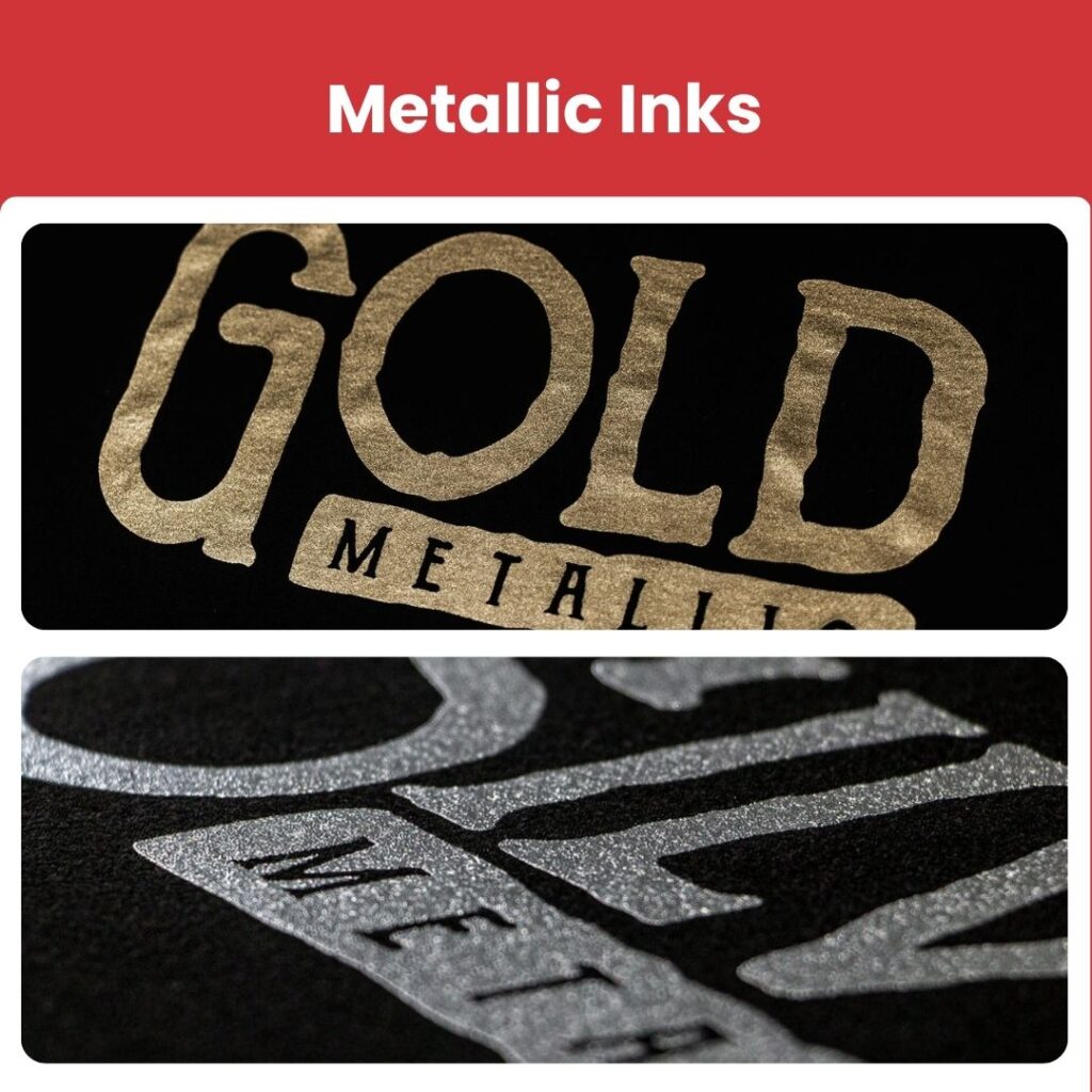 Metallic Textile Printing Ink – BTL Series | High Shine Screen Printing Ink